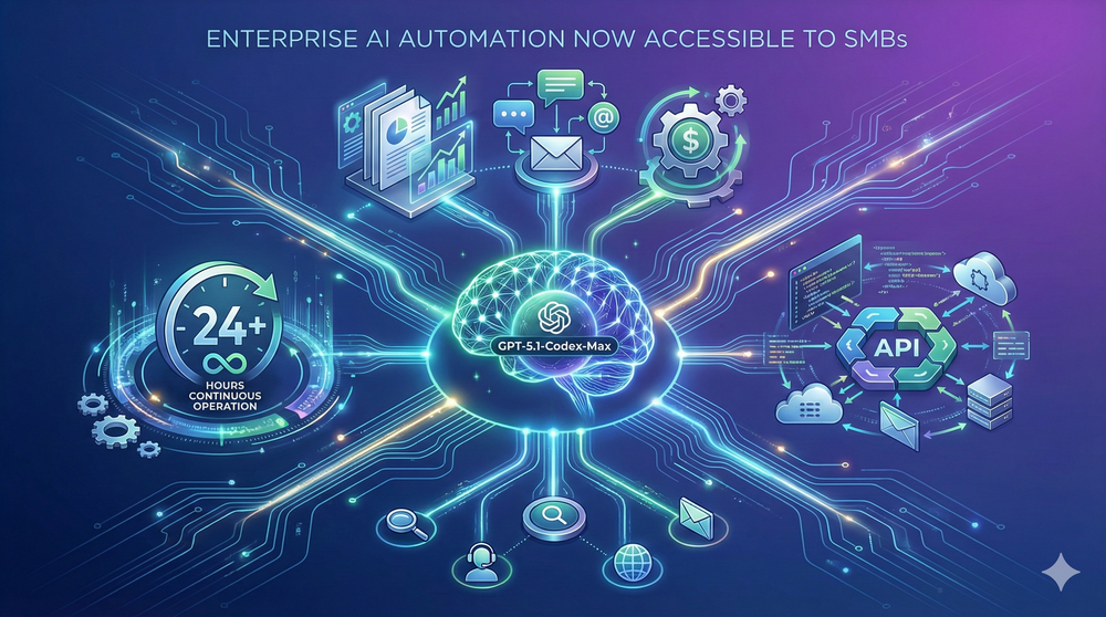 GPT-5.1 Codex Max: Workflow AI Agents for SMB Automation